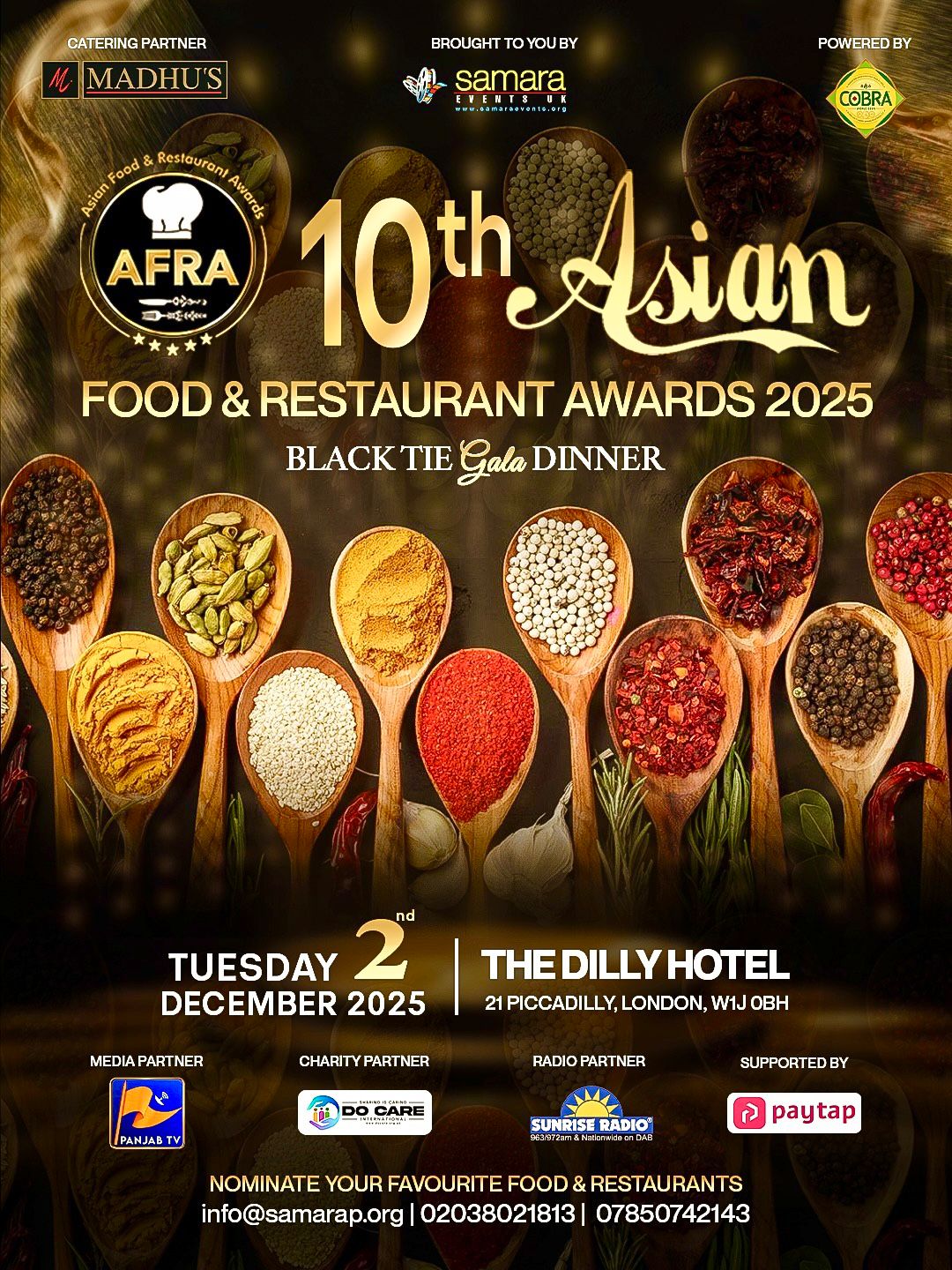 Asian Food & Drink Awards Finalists Announced | Curry Culture