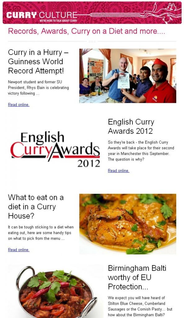 Weekly Curry News | Curry Culture